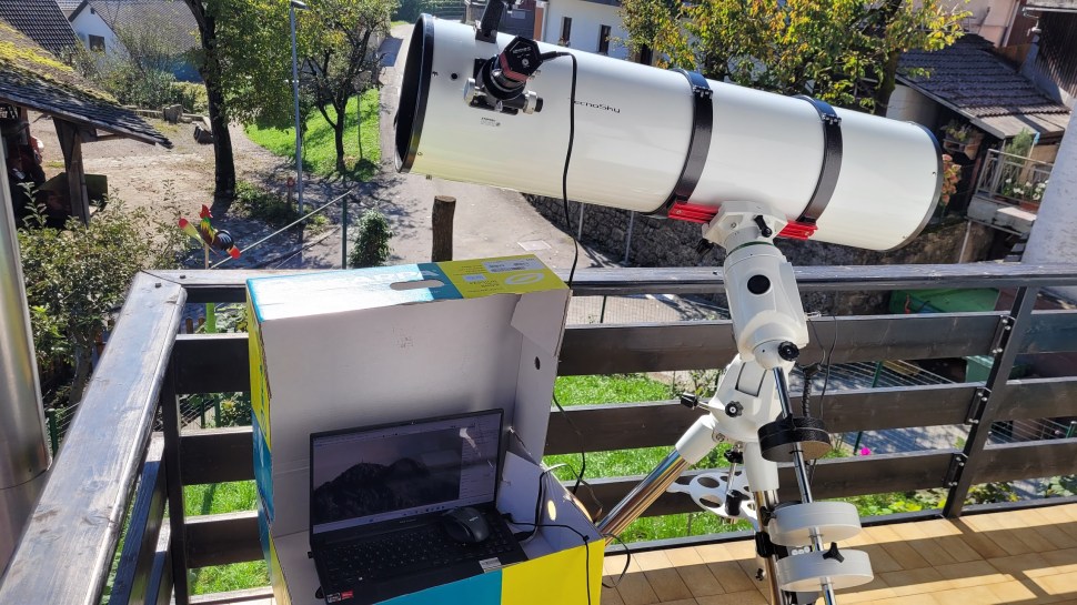 Prvi test teleskopa – Bojan Ambrožič